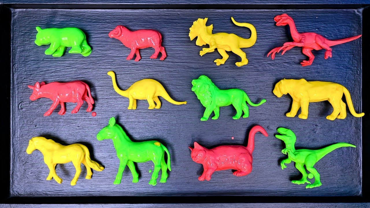 Membersihkan Hewan-Hewan Berlumpur Sapi, Gajah, Panda, Kucing, Unta ...