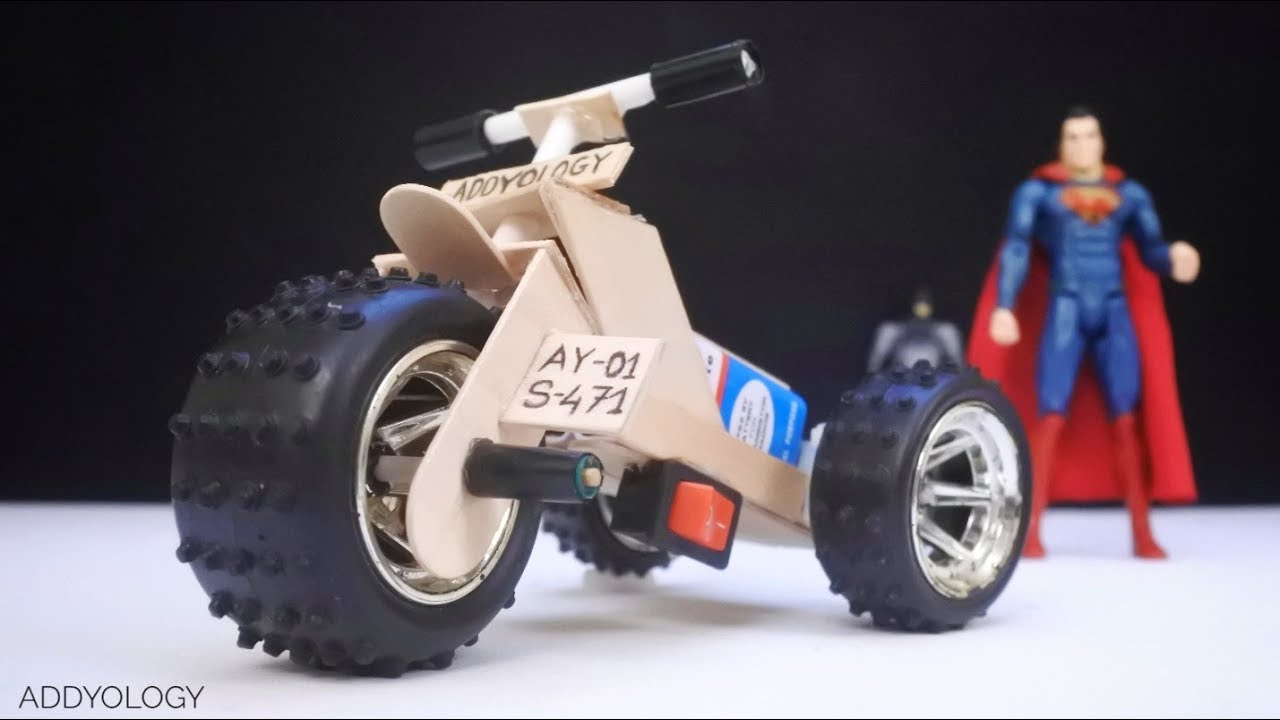 How to Make a Toy Motorcycle - Amazing DIY Motorcycle - YouTube