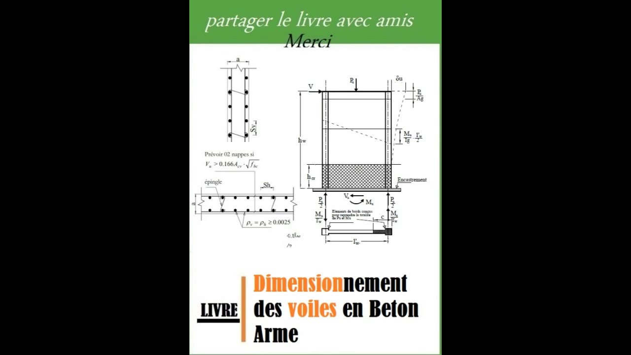 Dimensionnement des voiles en BA - YouTube