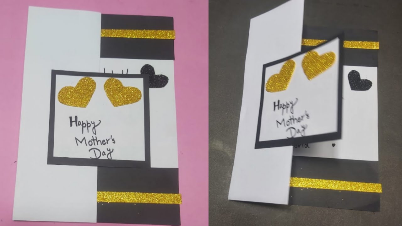 Simple and Easy Happy Mother ,s Day Card idea handmade simple easy card ...
