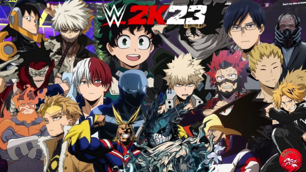 WWE 2k23 My Hero Academia Royal Rumble! Izuku Midoriya, Katsuki Bakugo ...