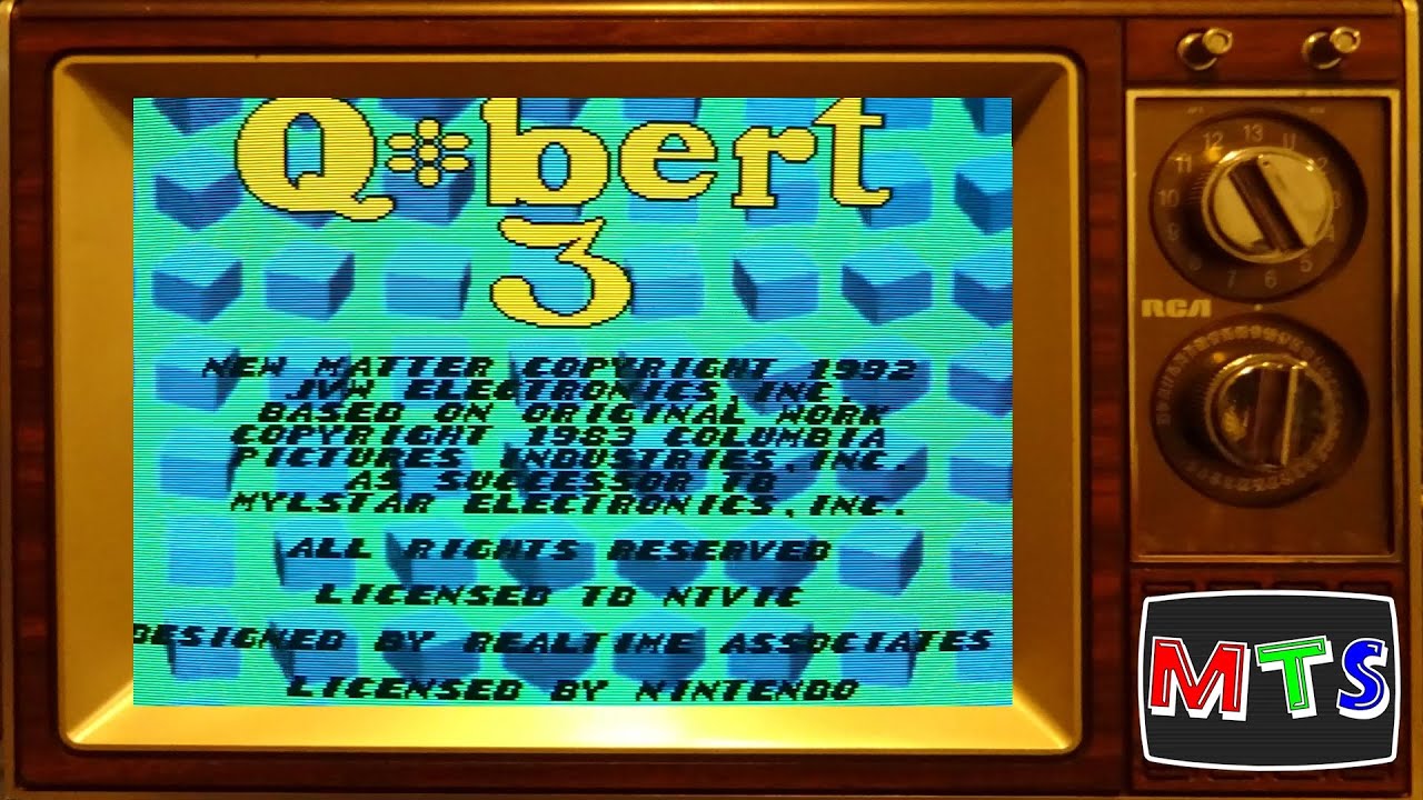 MTS Presents: Q*Bert 3, SNES #retrogaming #nintendo #snes #scanlines - YouTube