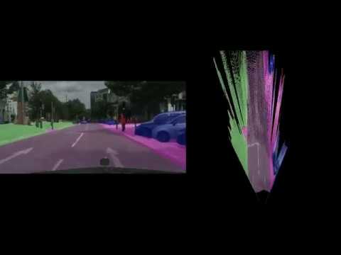 Cityscapes bird eye view segmentation - YouTube