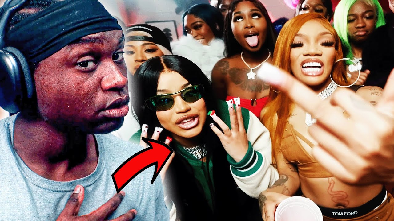 GLORILLA IS INSANE!!! GloRilla, Cardi B - Tomorrow 2 (Official Music ...