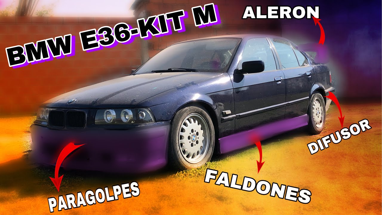 INSTALACION del BODYKIT M para mi BMW E36 (paso a paso) / Mark Demian ...