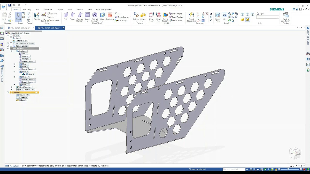 Truques e Dicas Solid Edge: Comando Pattern - YouTube