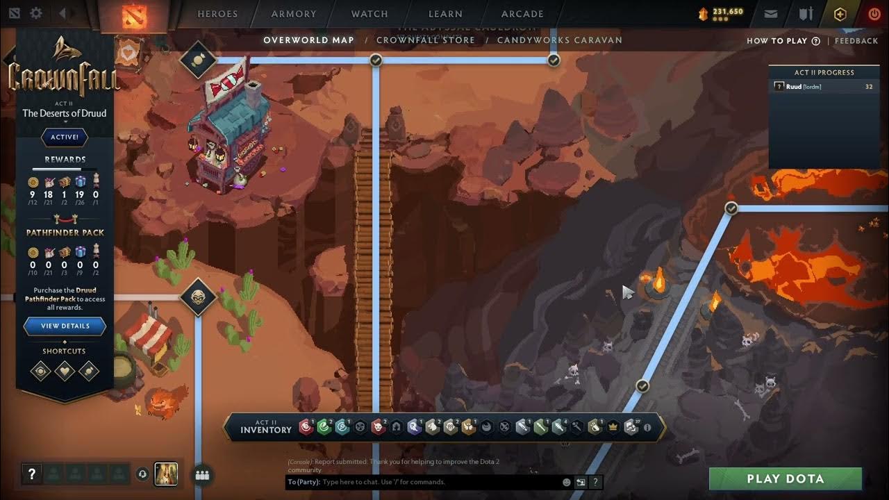 Snapfire's Secret Recipe Guide - Act II Desert of Druud - Crownfall Event - Dota 2 Gameplay ...