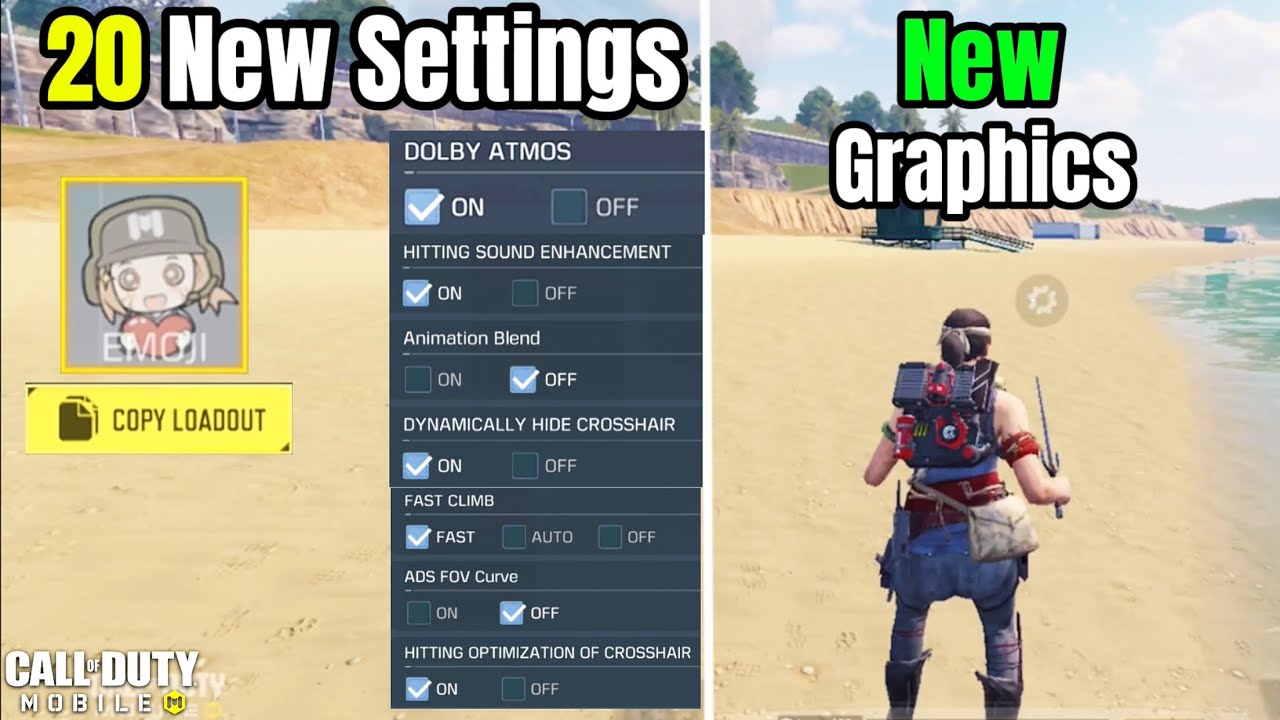 20 New Settings Fully Explained in COD Mobile Battle Royale 2024 | 20 ...