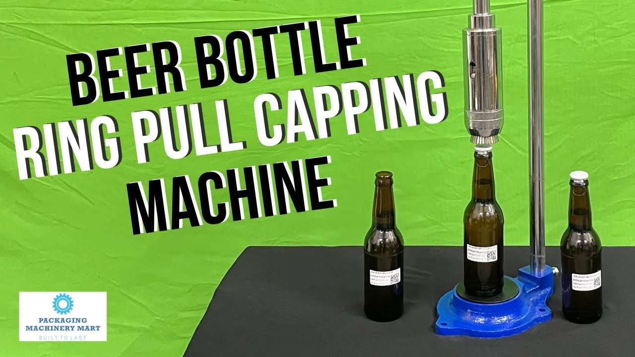 Beer Ring Pull Capping Machine - YouTube