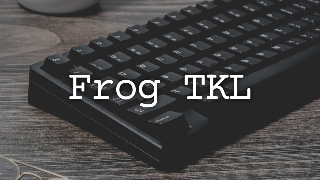 Frog TKL | Geonworks | Aluminum Plate | Jwick Black Linears - YouTube
