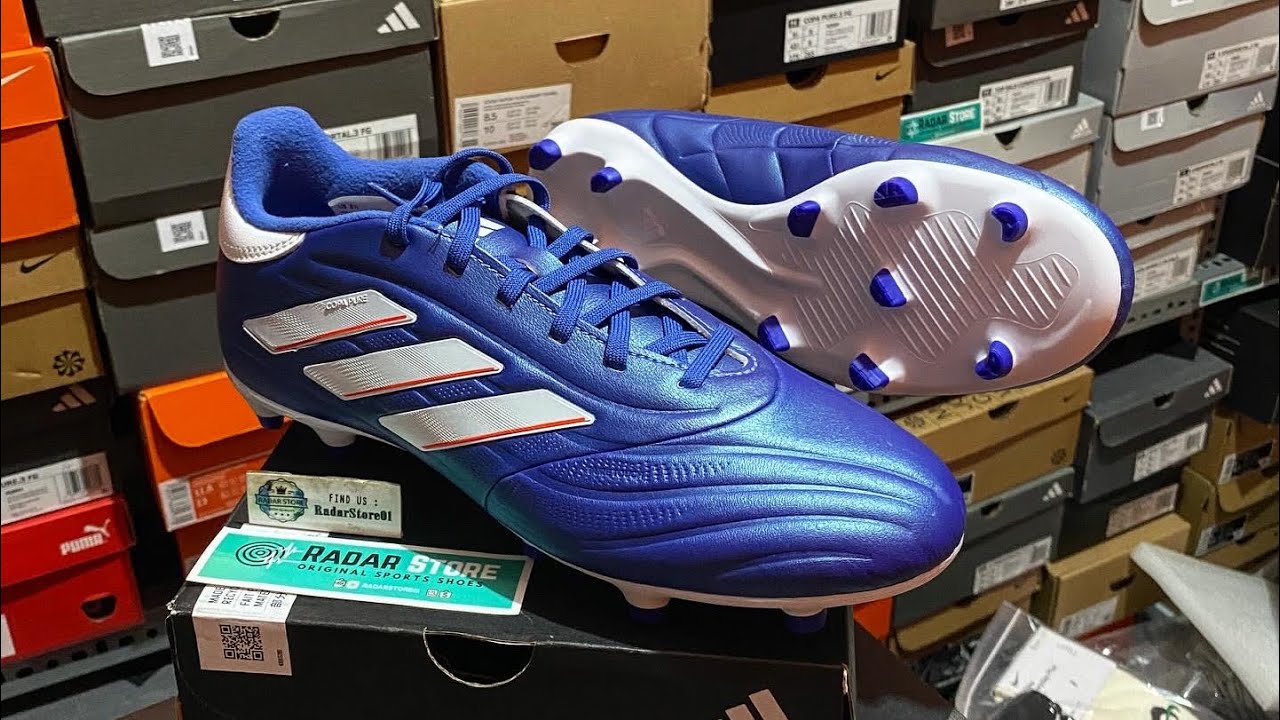 Sepatu Bola Adidas Copa Pure 2.3 FG Blue White IE4896 Original BNIB ...