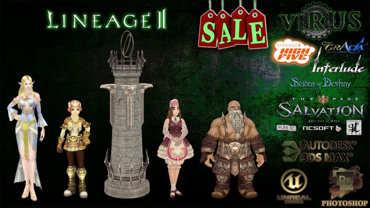 New NPC 001. LINEAGE II - SALVATION. Any Chronicles √i®uS - YouTube