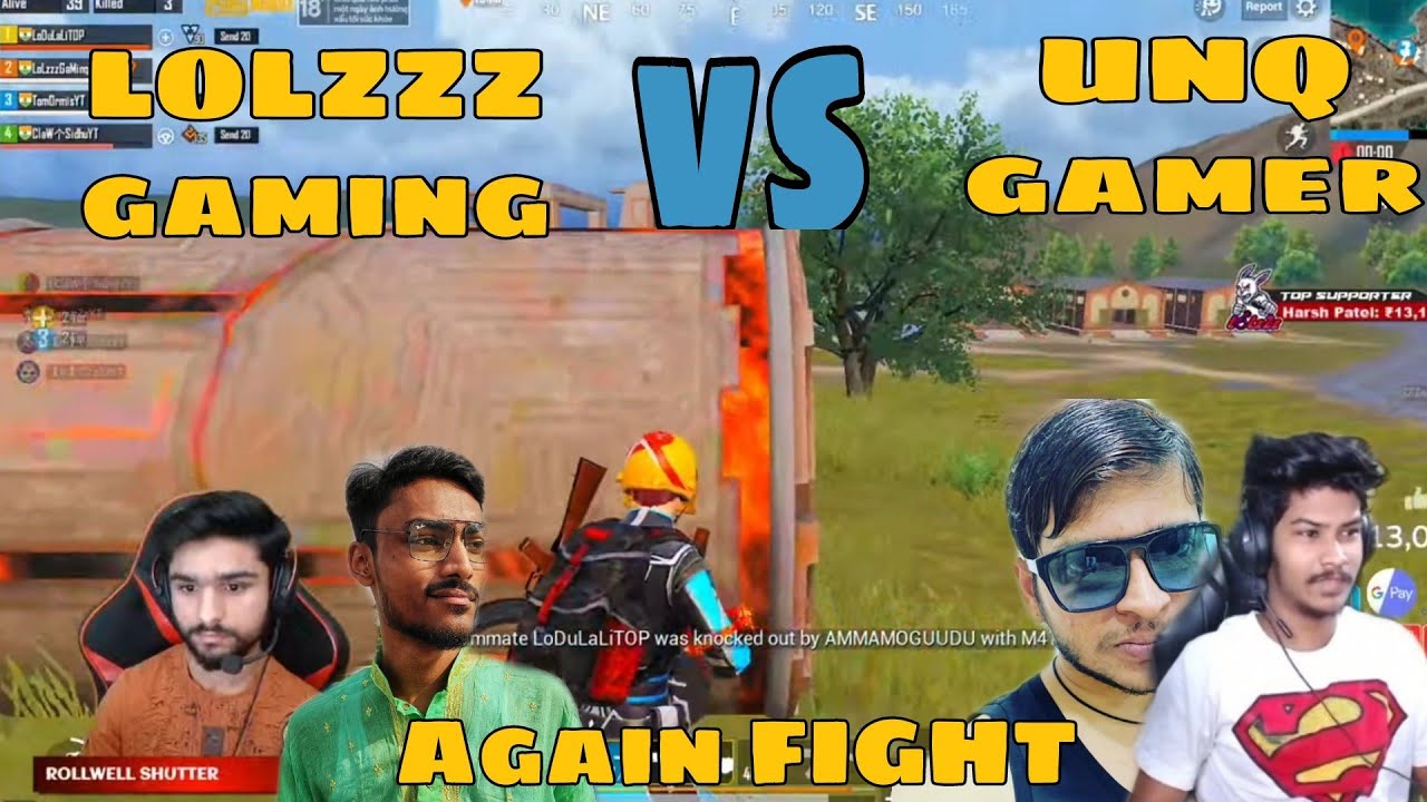 Lolzzz gaming VS unq gamer latest fight in georgopol...😱t2 op - YouTube