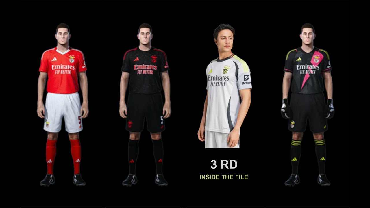 SL BENFICA KITS 2024-2025 PES 2021 SMOKEPATCH (SIDER or CPK) - YouTube