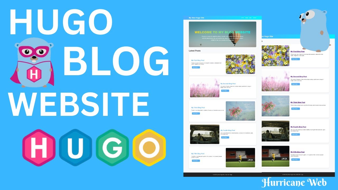 How to Create a Hugo Blog Website | Step-by-Step Tutorial for Beginners ...