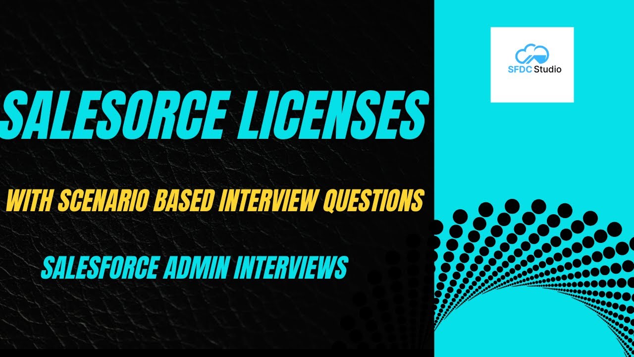 Salesforce License scenario based interview questions for Salesforce ...