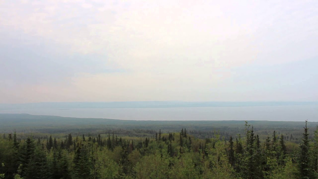 Smoke over Lesser Slave Lake - YouTube