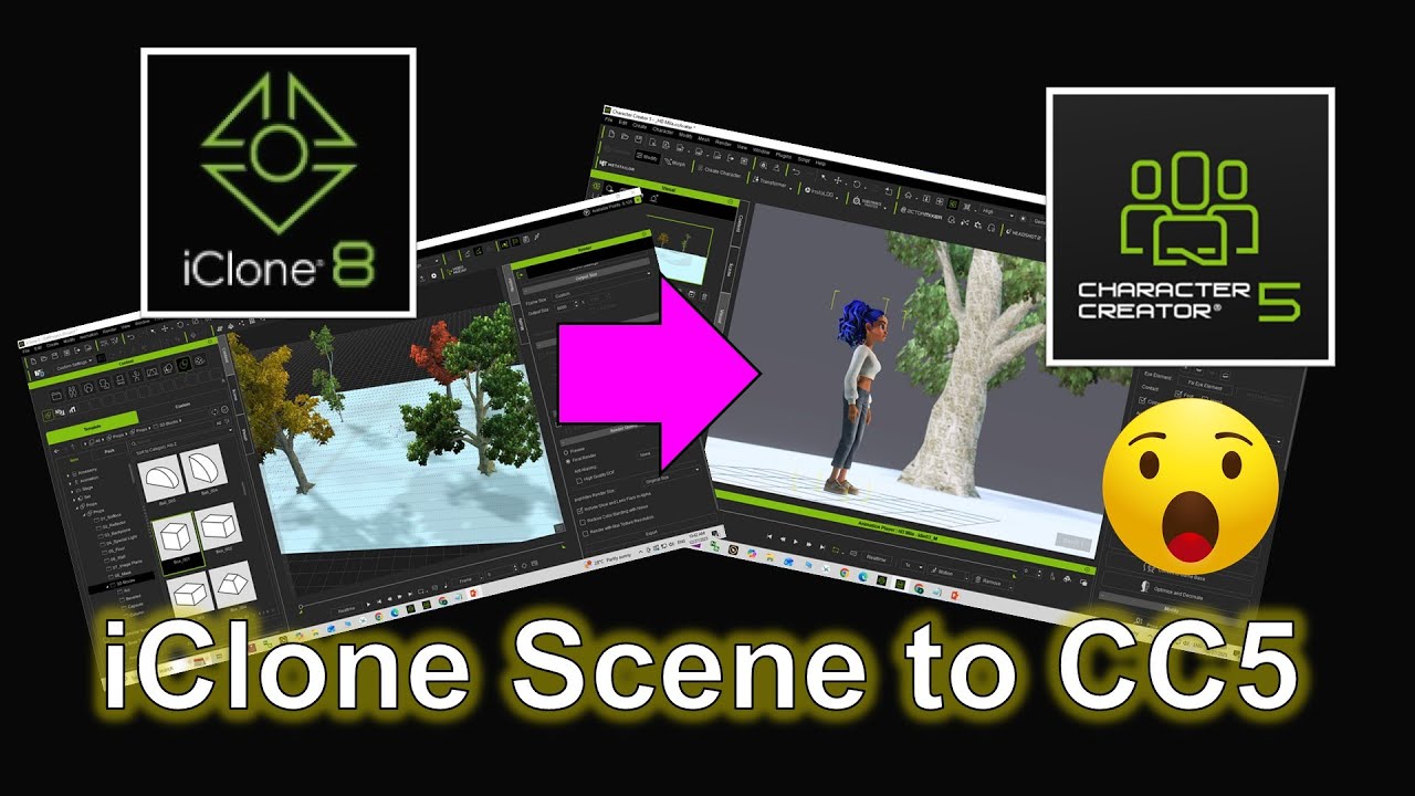 iClone 8 Scene to CC5 Render #tutorial #cc5 #iclone #charactercreator5 ...
