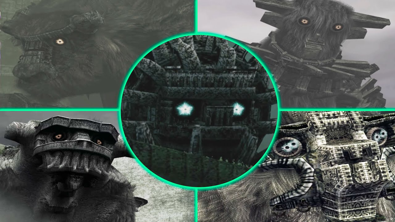Shadow of The Colossus (PS2) | All COLOSSUS BOSS BATTLES | - YouTube