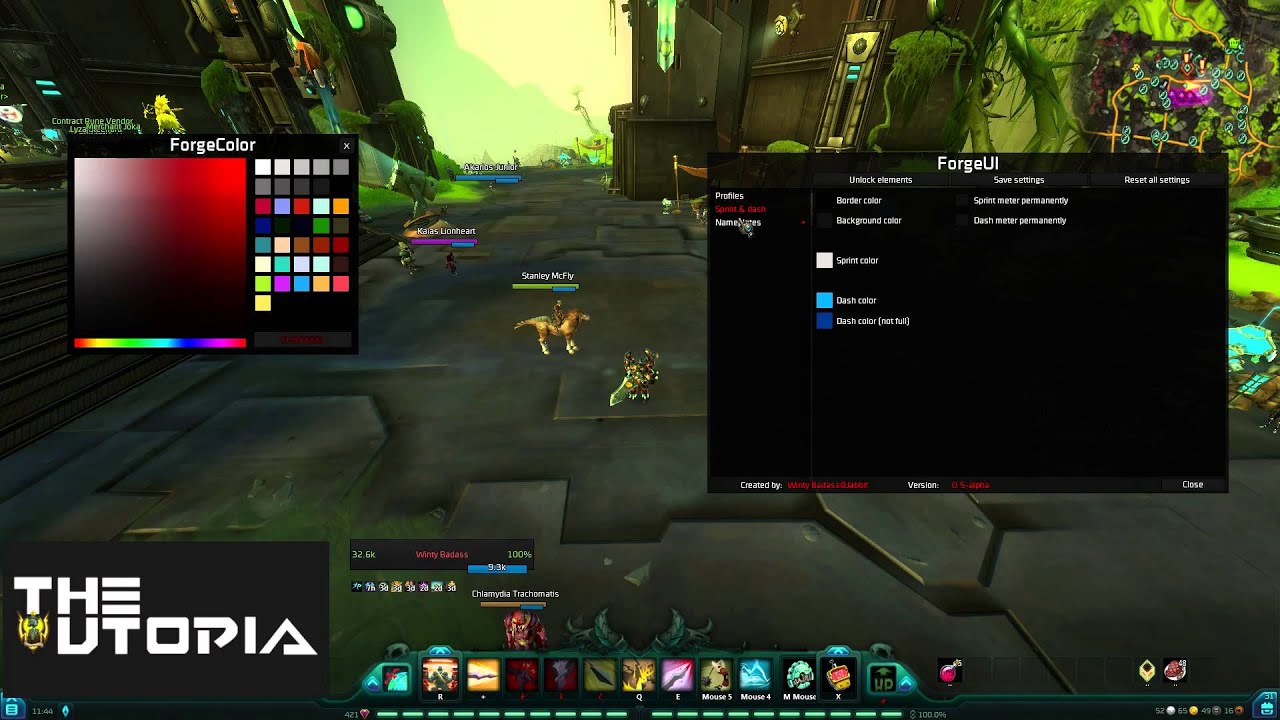 ForgeUI v0.5 - Profiles preview - YouTube