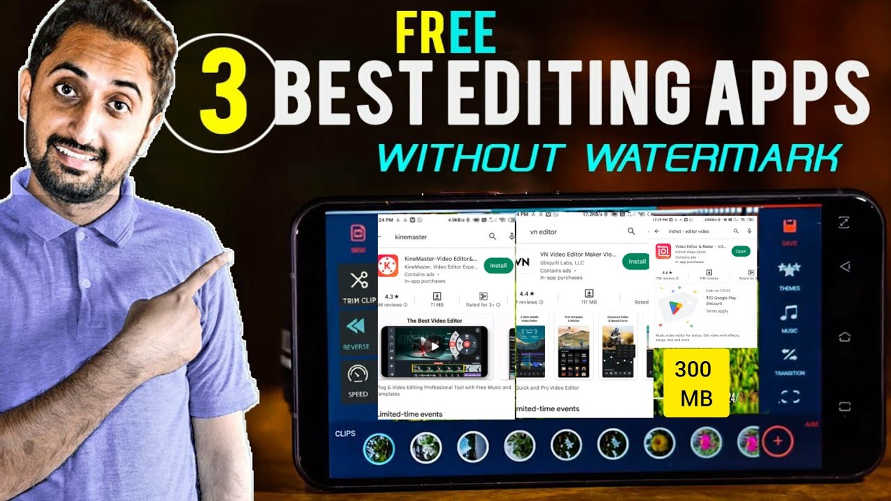 Top 3 Powerful VIDEO EDITING Apps For Android & IOS | By The Toxic ...