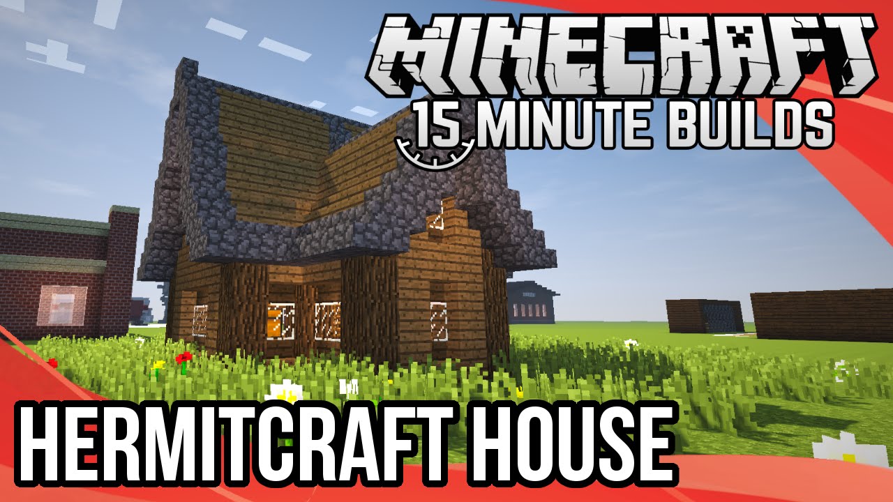 Minecraft 15 Minute Builds Hermitcraft House Youtube