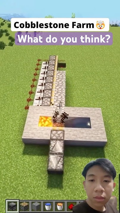 Auto Cobblestone Farm in Minecraft – So Satisfying & Creative! ⛏️🔥 - YouTube
