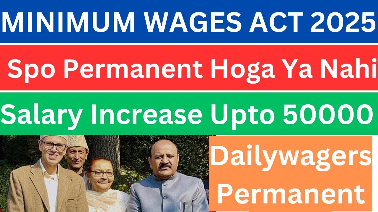 Spo Permanent Policy 2025 and salary Increase 50k # ...