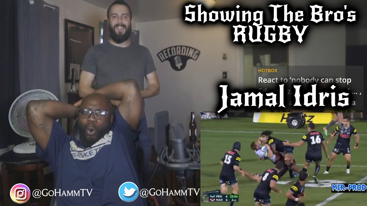 INTRODUCING MY FRIENDS TO RUGBY Part 2 | Jamal Idris The Biggest Human ...