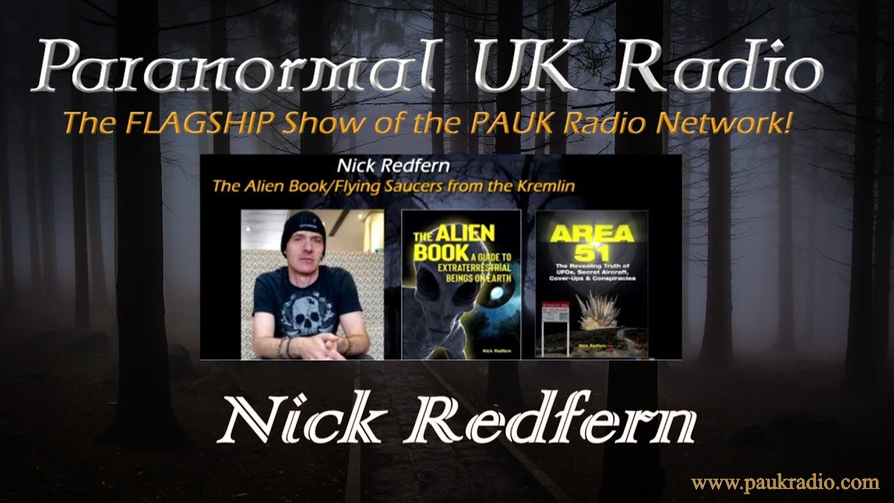 Paranormal UK Network - Nick Redfern: The Alien Book - YouTube