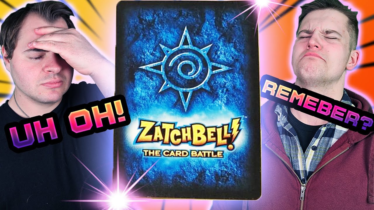 We Played the 2005 Zatch Bell Trading Card Game! - YouTube