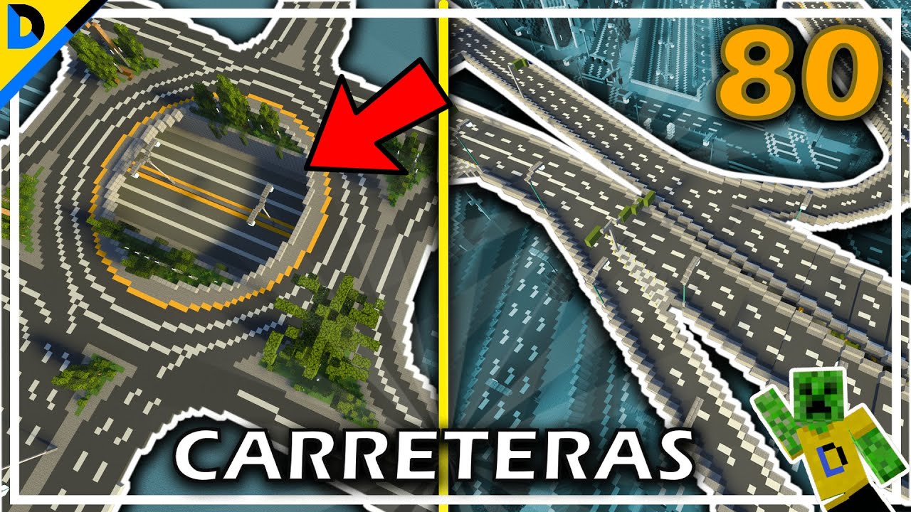 🏗CONSTRUYENDO una CIUDAD en Minecraft #80 - 🛣️GRANDES CARRETERAS Y ...