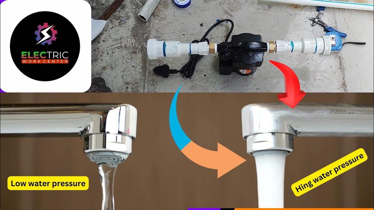 water pressure pump motor installation fitting full setup. ।। water ...