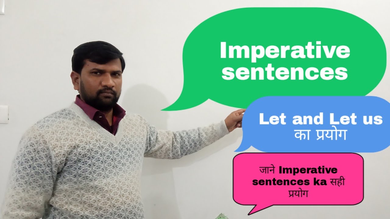 Imperative sentences. Let and Let us ka use. S. R. Education Centre ...