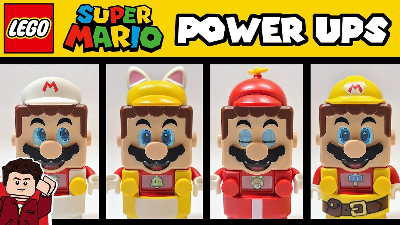 LEGO Super Mario Power Ups Set Reviews - YouTube