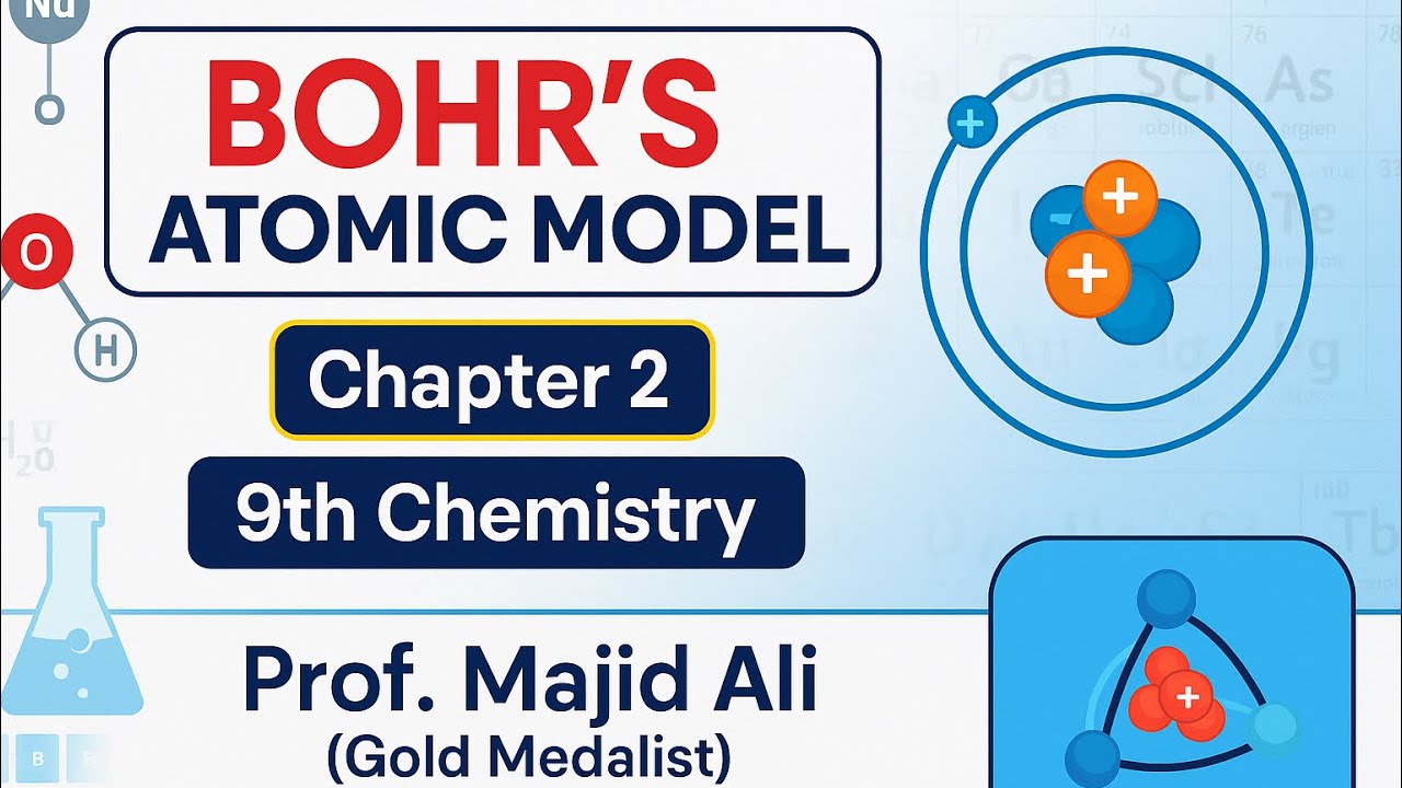 L-7. Bohr’s Atomic Model | Chapter 2 | 9th Class Chemistry | Full ...