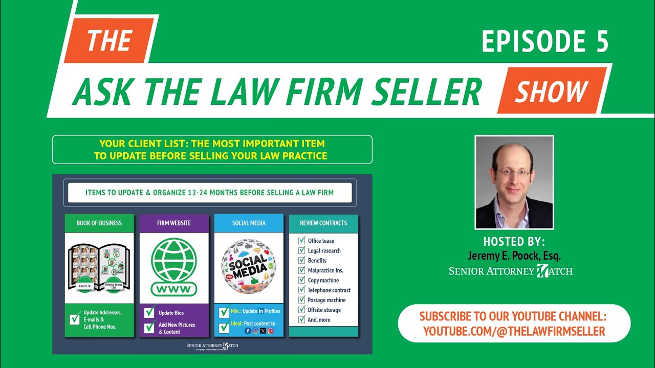 The Most Important Item to Update before Selling Your Law Practice ...
