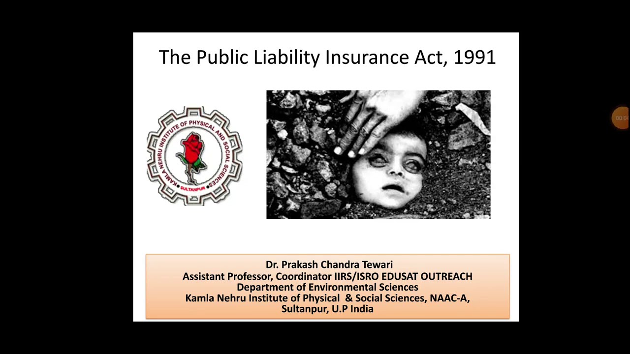 Public Liability Insurance Act, No 6 of 1991 @envknipss - YouTube