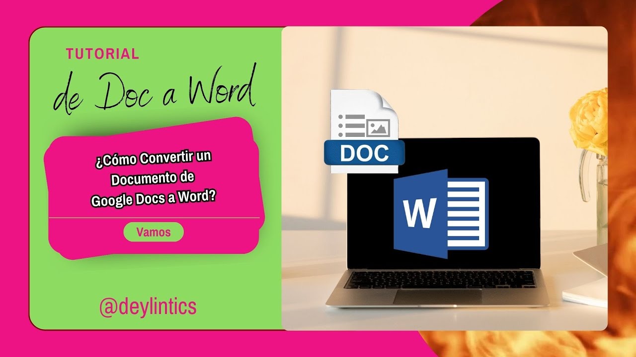 Cómo Convertir un Documento de Google Docs a Word en 3 Sencillos Pasos ...