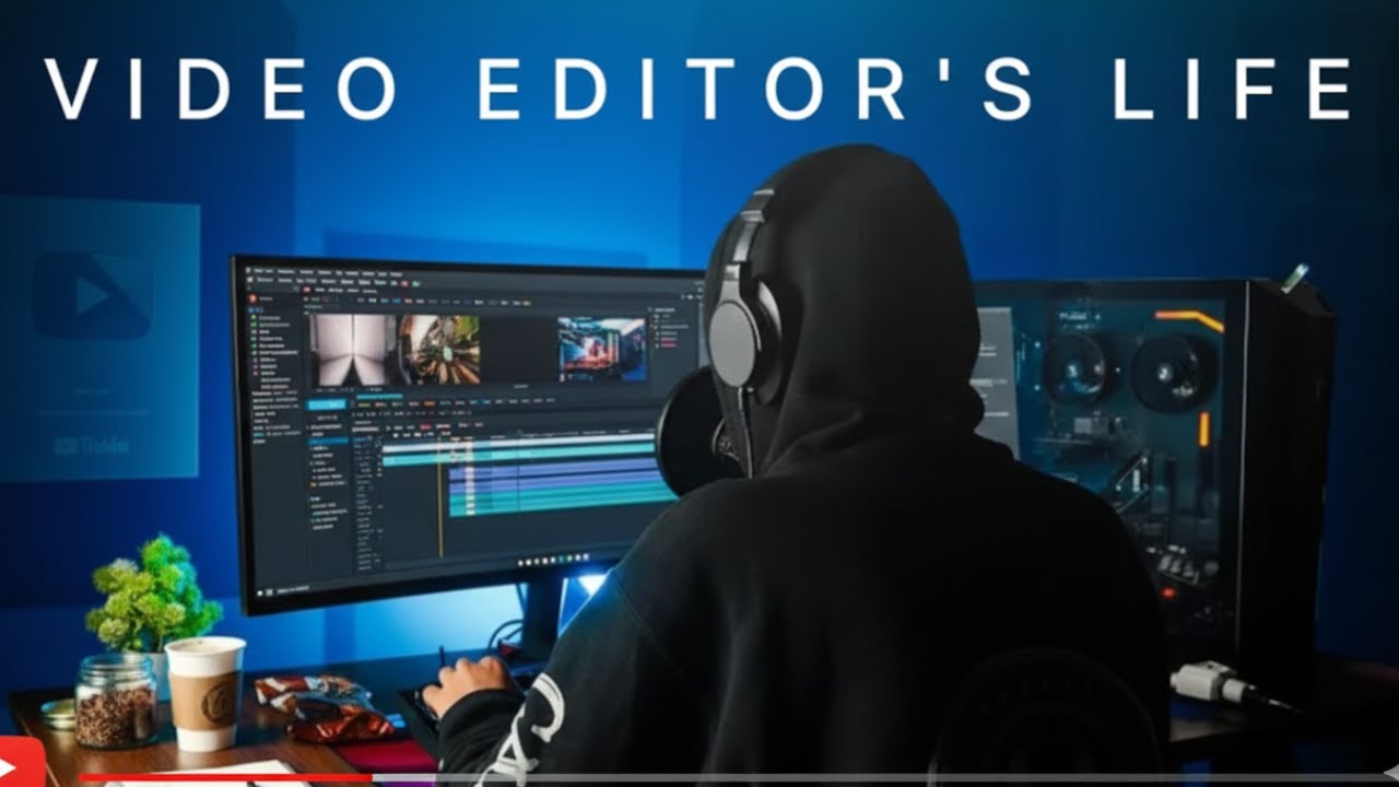 Life of a VIDEO EDITOR | A Short Film - YouTube