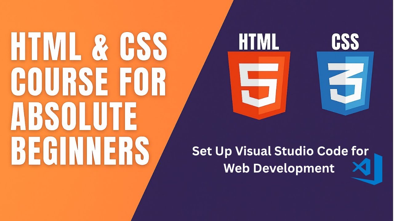 🔴 HTML & CSS Tutorial for Beginners #5 | Set Up Visual Studio Code for Web Development - YouTube