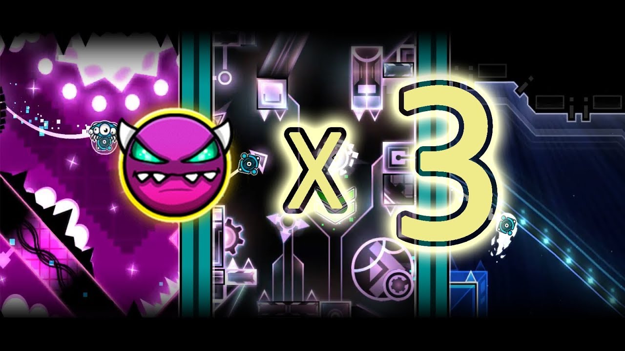 Geometry Dash - 3 GOOD Medium Demons! - YouTube
