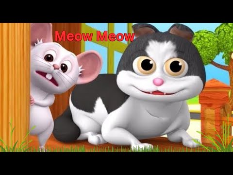 म्याऊँ म्याऊँ🐈🐈🐈 ...Meow Meow Cat song....Hindi Rhymes ...