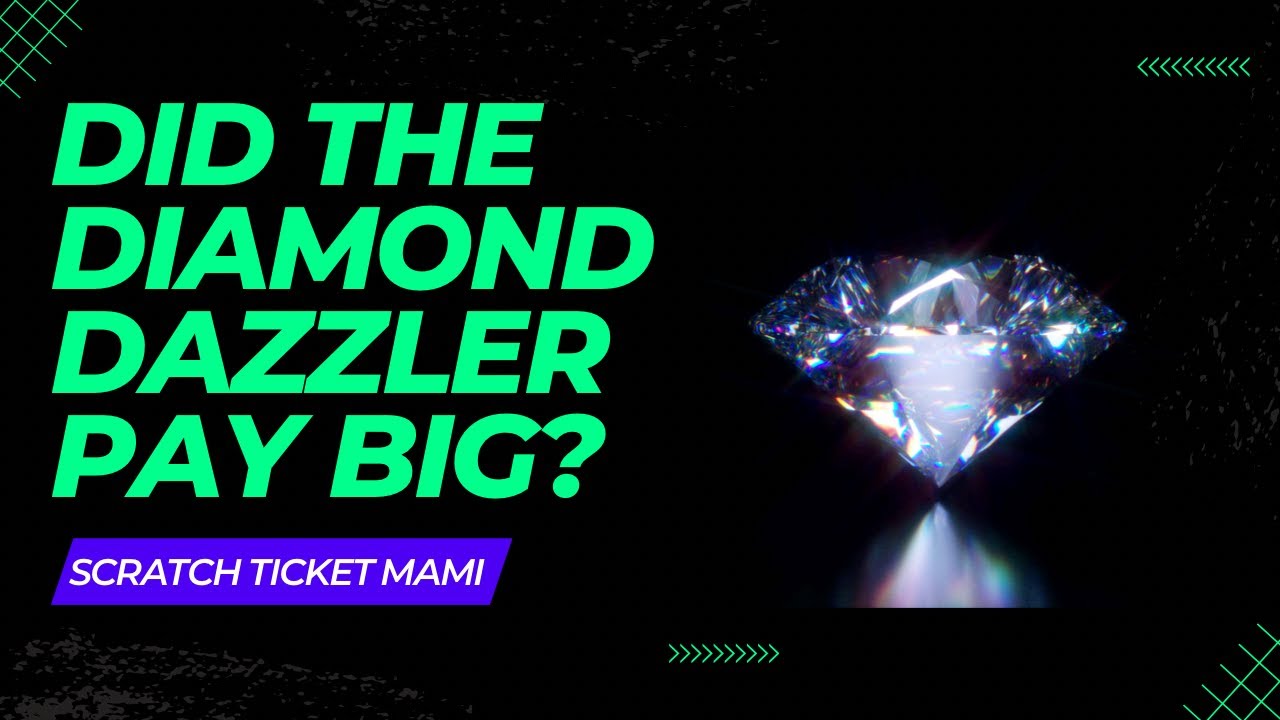 Diamond dazzler scratch ticket. Is it a BIG WINNER?? - YouTube