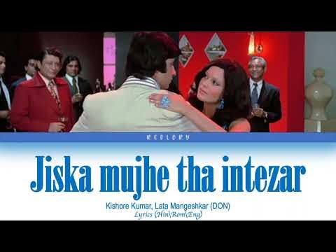 Jiska Mujhe Tha Intezar | Don | Amitabh Bachchan & Zeenat Aman | Lata Mangeshkar & Kishore Kumar ...