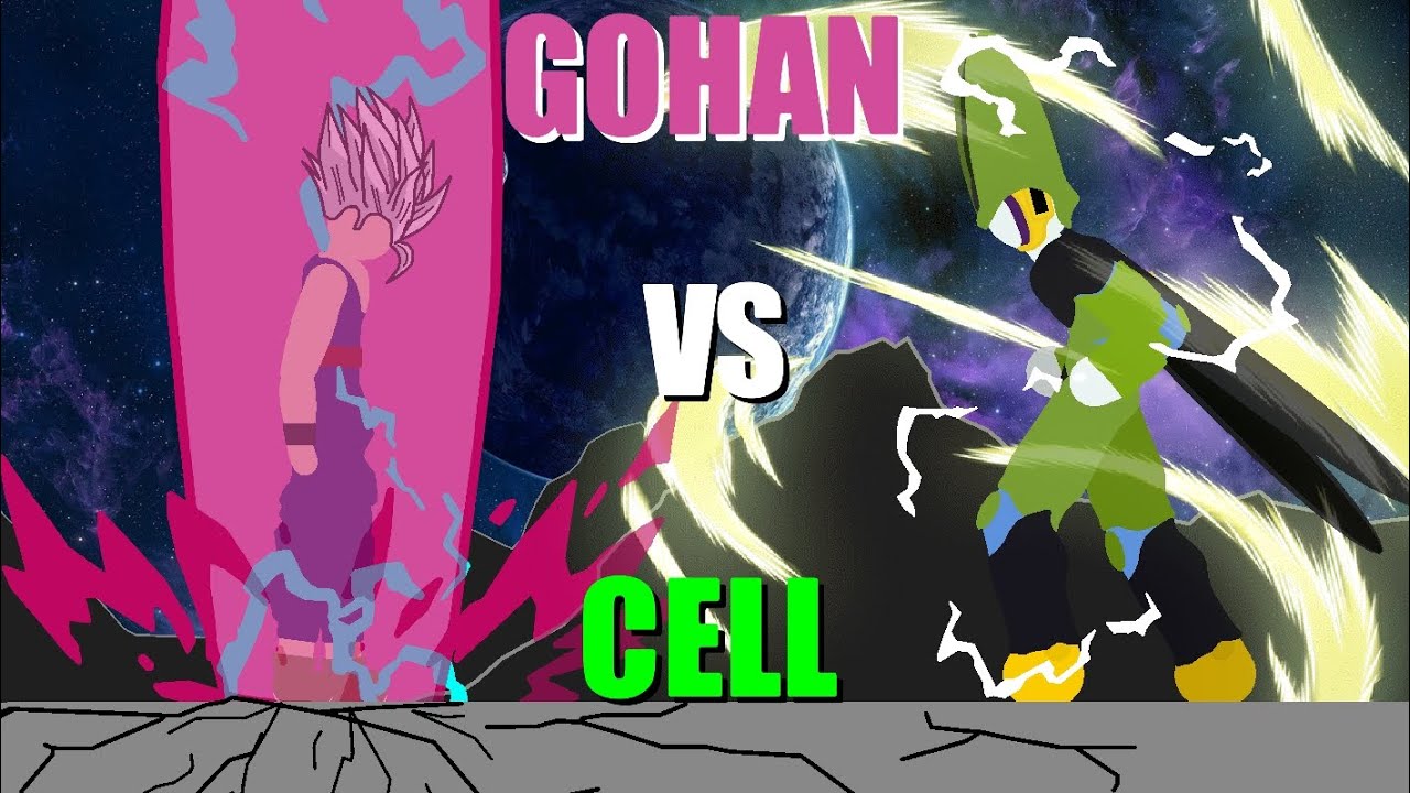 Gohan(dbssh) Vs perfect cell(max) - YouTube