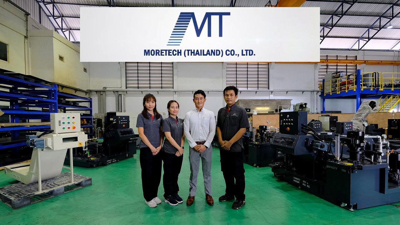 Factory automation with our Chip conveyor ーMORETECH (THAILAND) CO., LTD ...