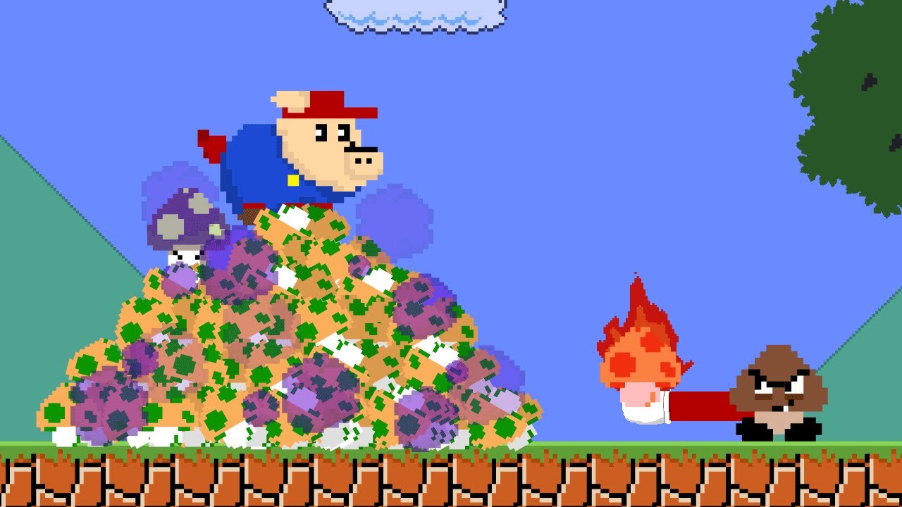 New Mario's Cursed Mushroom Bloopers - YouTube
