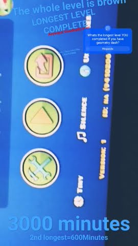 longest level complete 3000 minutes geometry dash - YouTube