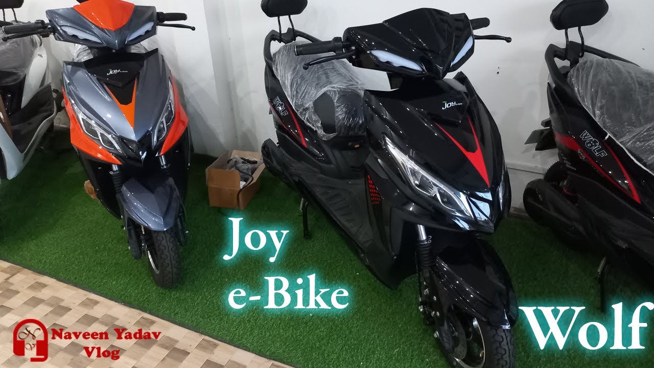 Joy Wolf e Bike Electric Scooter Detailed Walkaround review in hindi ...